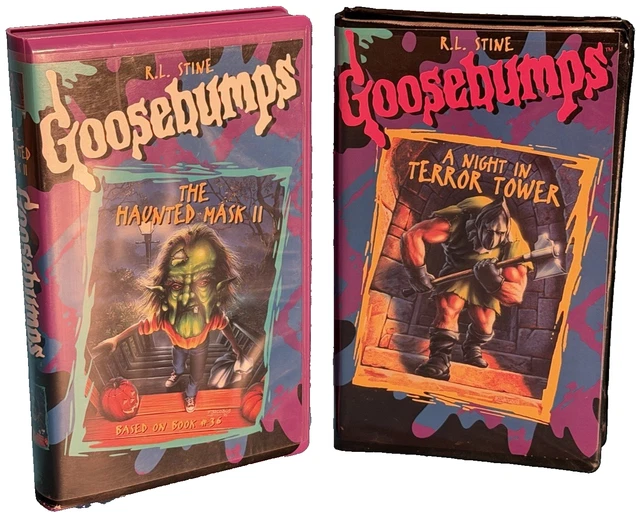(2) R.L. STINE GOOSEBUMPS Clamshell VHS ~Haunted Mask II & Night in ...