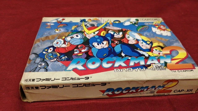 CAPCOM ROCKMAN 2 Dr.Wily's Mystery CAP-XR Nintendo Famicom Cassette ...