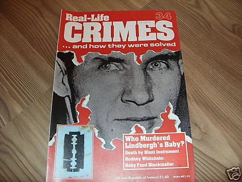 REAL-LIFE CRIMES MAGAZINE*34*THE Lindbergh Baby*True Crime*English* £2. ...
