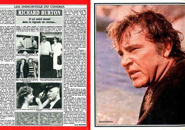 COUPURE DE PRESSE Clipping 1984 Richard Burton (6 pages) EUR 5,00 - PicClick FR