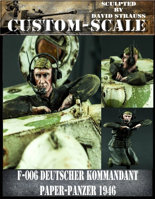 F-006 DEUTSCHER KOMMANDANT Paper-Panzer 1946 Customscale 1:35 EUR 13,95 - PicClick DE