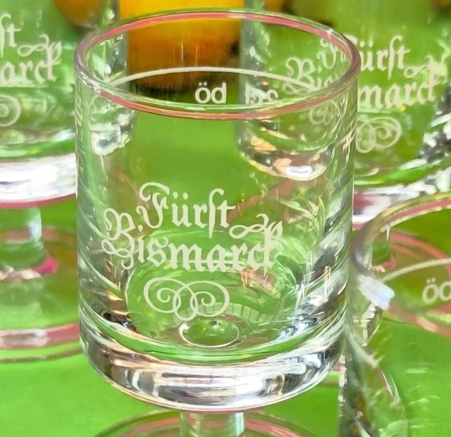 BÖCKLING FÜRST BISMARCK Stamper Aquavit Pinnchen Kurzer Schnaps Party Sammler EUR 12,95 ...