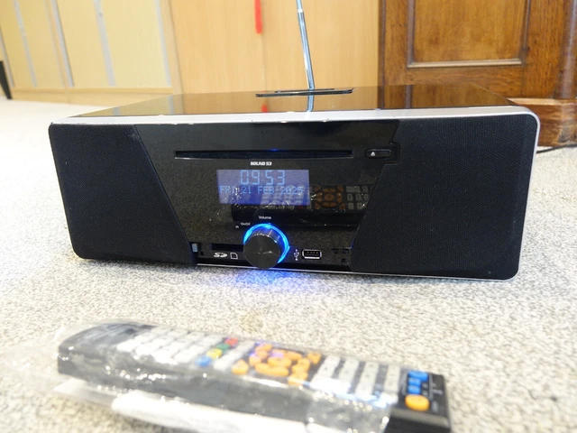ROBERTS MP-SOUND 53 CD/USB/SD/DAB/FM RDS Sound System w/ dock for 30 ...