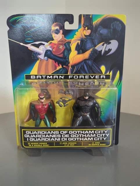 BATMAN FOREVER GUARDIANS of Gotham City Batman & Robin 1995 Vintage ...