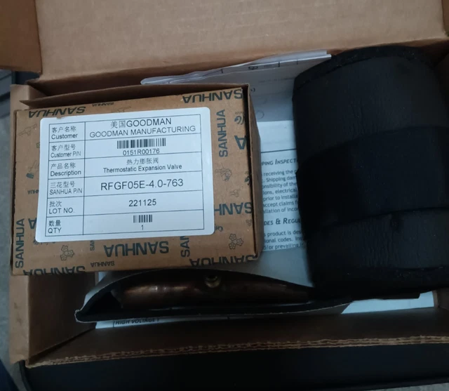 GOODMAN TX3N4 TXV Kit 3 -Ton R-410A RFGR05E-4.0-763 $60.65 - PicClick CA
