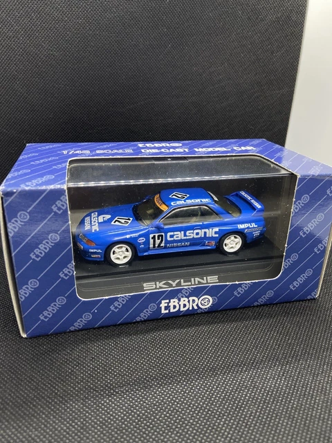 LIMITED EDITION NISSAN Skyline GTR R32 Calsonic 1/24 Car Model ...