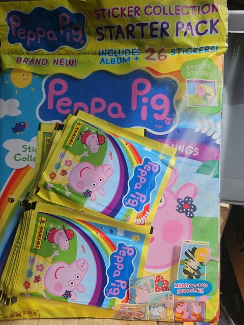PEPPA PIG MY Favourite Things Sticker Album +25 Packs Of Stickers £20. ...