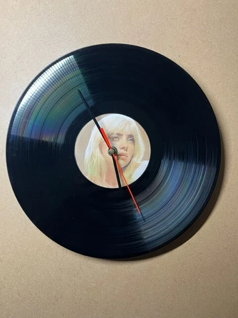 BILLIE EILISH - Happier Than Ever - 12 Inch Vinyl Record Wall Clock ...