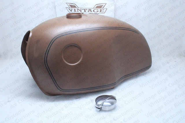 BMW R100S R100CS R100Rs R100Rt Petrol Fuel Tank Brown + Black Line Fit ...