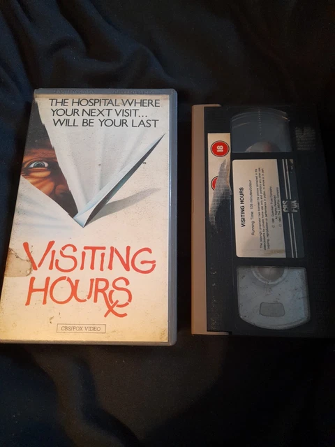 VISITING HOURS RARE Horror Vhs Small Box Video Tape Tested £14.99 ...
