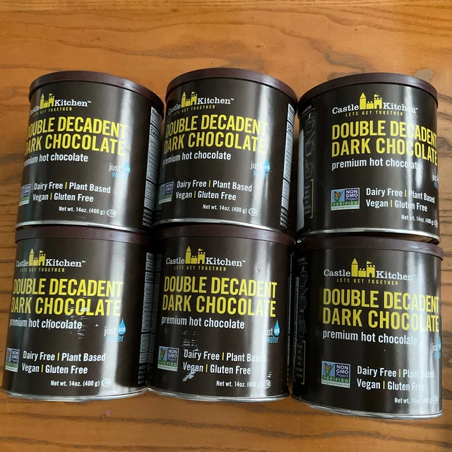 CASTLE KITCHEN DOUBLE Decadent Dark Chocolate Hot Cocoa Mix- (Pack of 6 ...