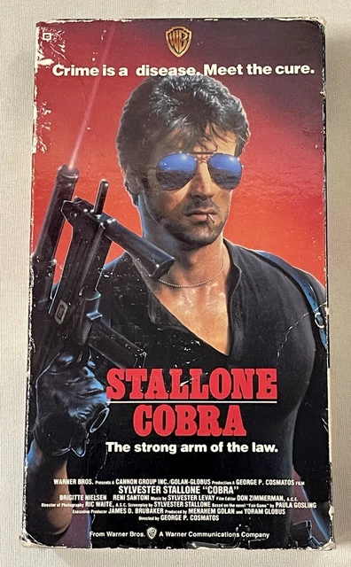 STALLONE COBRA VHS Sylvester Stallone 80’s Action 1986 First Edition £6 ...