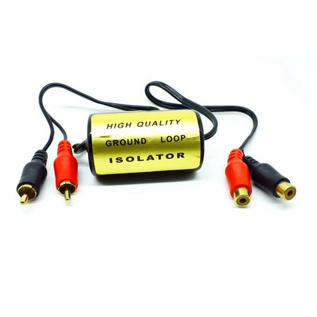 Audio Noise Suppressor Ground Loop Isolator For Car And Home Stereo