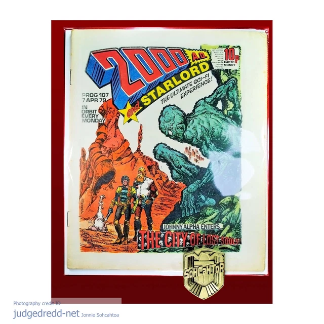 2000AD PROG 105 Judge Dredd Bolland Starlord Comic Book 24 3 79 1979 UK ...