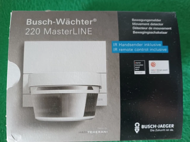 BUSCH-JÄGER BEWEGUNGSMELDER BUSCH Wächter Master Line 220 6847/11 AGM-204 EUR 60,00 - PicClick DE