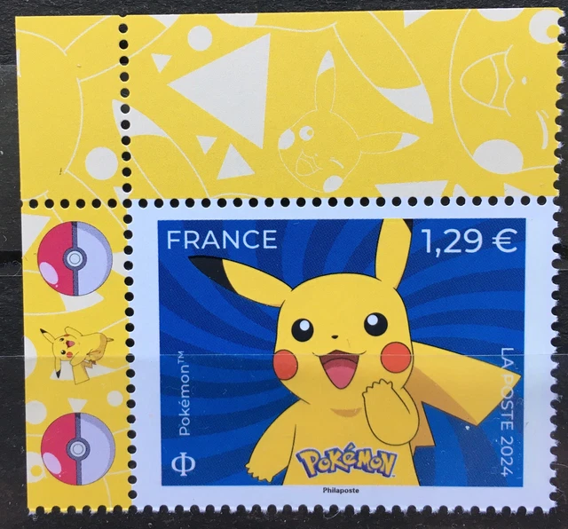 FRANCE POKEMON PIKACHU Bd Comics Bord De Feuille Neuf Luxe** EUR 4,00 ...