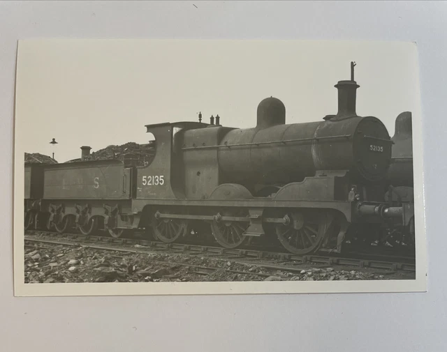 LMSR RAILWAY LOCOMOTIVE Photograph - 52135 Nottingham Shed - E168 £3.50 ...