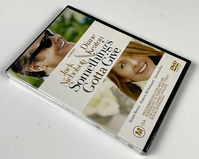 SOMETHINGS GOTTA GIVE DVD Movie 2003 Film Jack Nicholson Romance Comedy ...