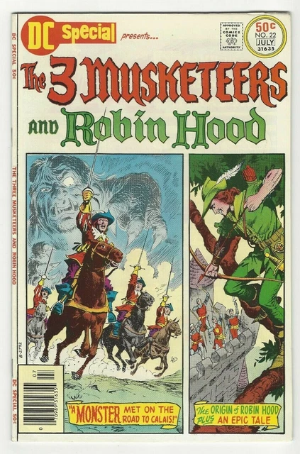 DC SPECIAL 22 NM- 23 NM 24 VF+ 25 NM-! Robin Hood 3 Musketeers Run ...