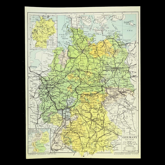 Map Of Wwii 1945 FOR SALE! - PicClick UK