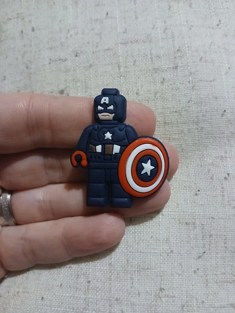 CROC/CLOG CHARM - Lego Captain American £1.70 - PicClick UK