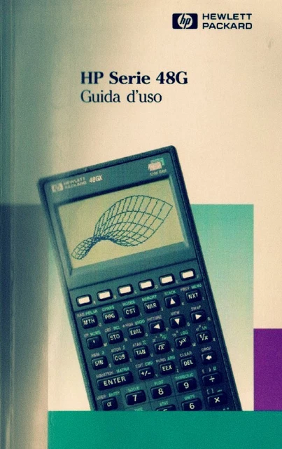 CALCOLATRICE HP 48G Manuale guida all'uso, Guida rapida e Booklet EUR ...