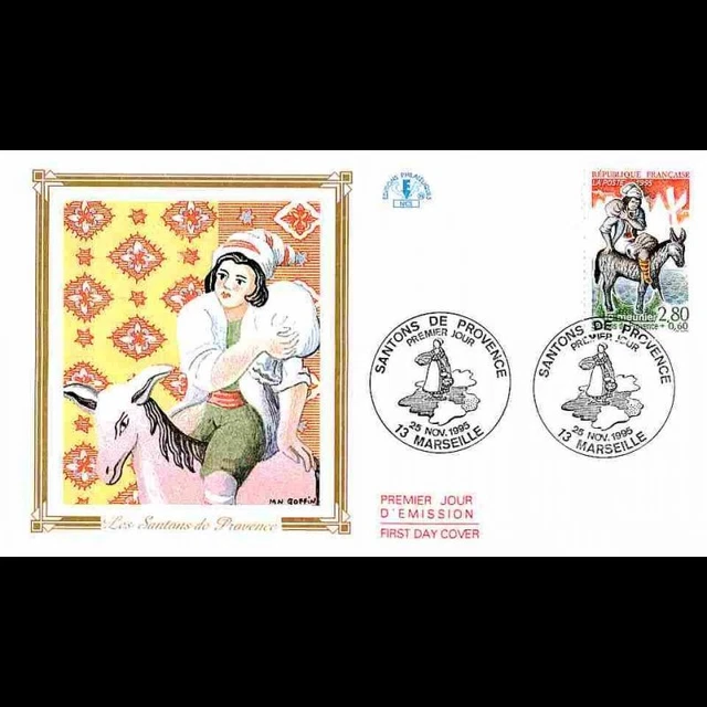 CEF - LES santons de France, le meunier - 25/11/95 Marseille EUR 1,50 ...