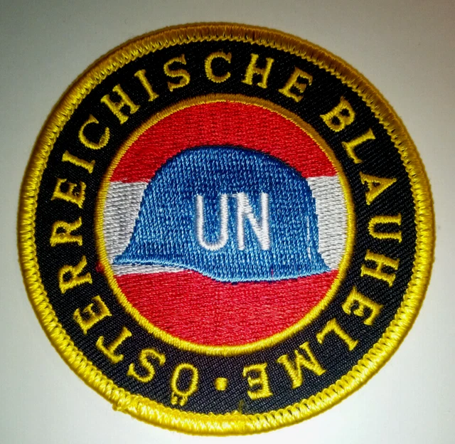 UNITED NATIONS OSTERREICHISCHE Blauhelme Austrian Peacekeepers Patch ...