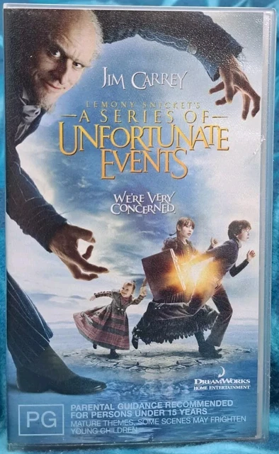 VHS LEMONY SNICKET'S A Series Of Unfortunate Events 2004 Family PAL $30 ...