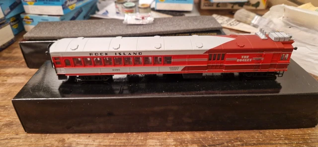 BACHMANN SPECTRUM HO EMC Gas Electric Rock Island Rocket Doodlebug Mint ...