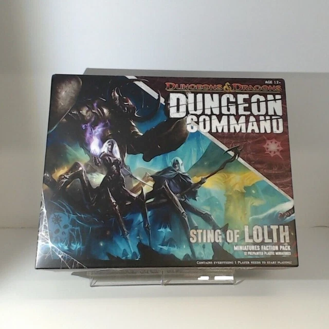 DUNGEONS & DRAGONS Dungeon Command Sting Of Lolth Board Game Lnib Oop ...