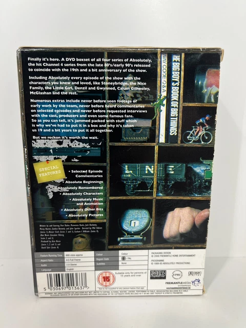ABSOLUTELY: COMPLETE SERIES DVD Set Seasons 1-4 (Region 0) 80s 90s UK ...