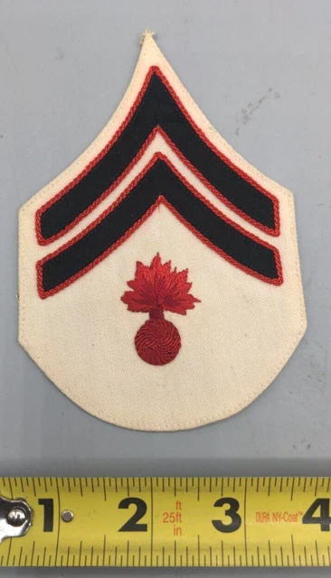 PRE-WWI US ARMY M-1902 ordnance corporal on white single rank chevron ...