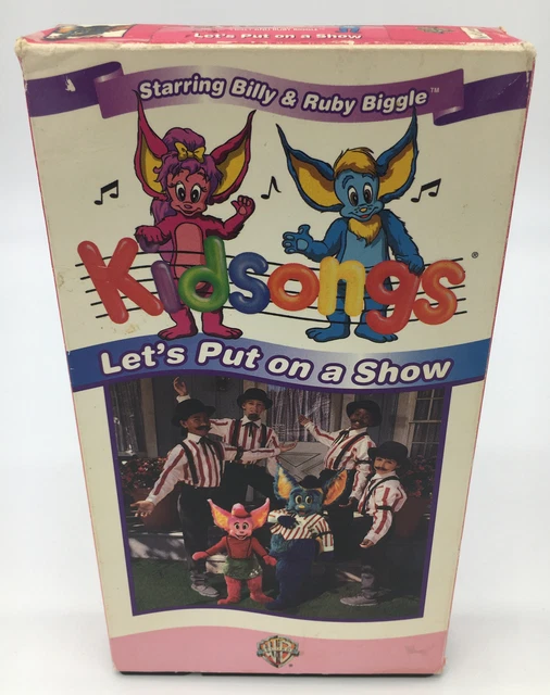 KIDSONGS ~ LET’S Put On A Show ~ VHS Billy/Ruby Biggle ~ Educational ...