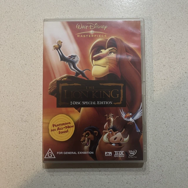 THE LION KING DVD Movie 2-Disc Special Edition Region 4 Animated Disney Classic $8.00 - PicClick AU