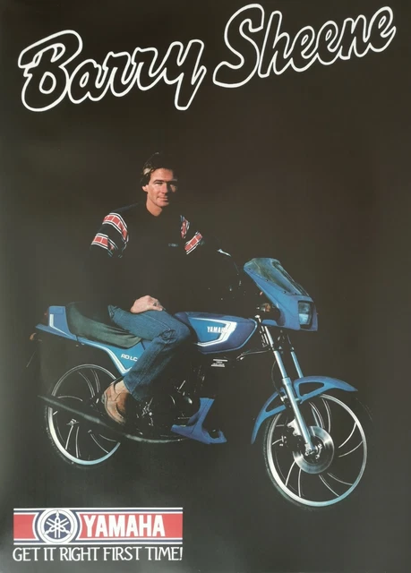 YAMAHA RD80LC BARRY Sheene Poster A1 Size Rd Lc £18.00 - PicClick UK