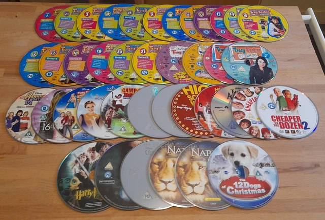 DVD BUNDLE: TRACY Beaker, Hannah Montana, Camp Rock, Harry Potter, Ice ...