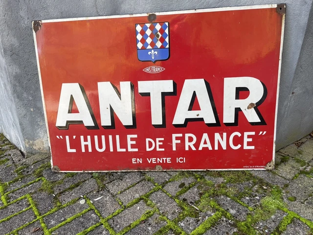 PLAQUE ÉMAILLÉE ANCIENNE garage EUR 200,00 - PicClick FR