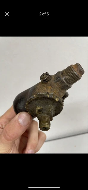 ANTIQUE MODEL T Ford Gas Fuel Sediment Bowl Bulb cast iron T 2085 ...