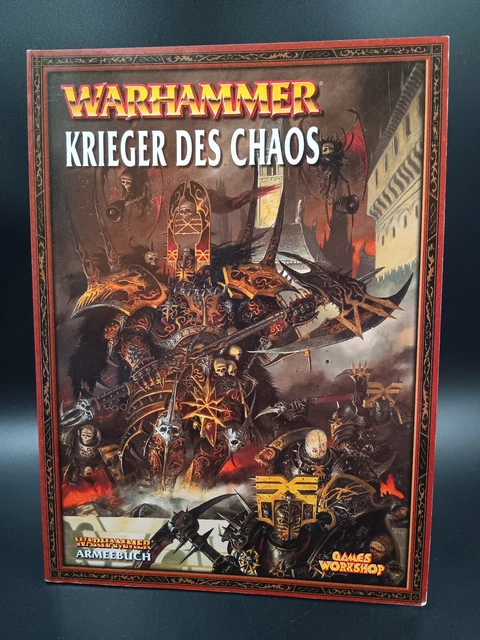 WARHAMMER FANTASY OLD World Krieger des Chaos Armeebuch EUR 18,99 ...