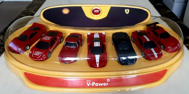 RARE SHELL V-POWER Promo Ferrari Car Display Case. With Hot Wheels ...