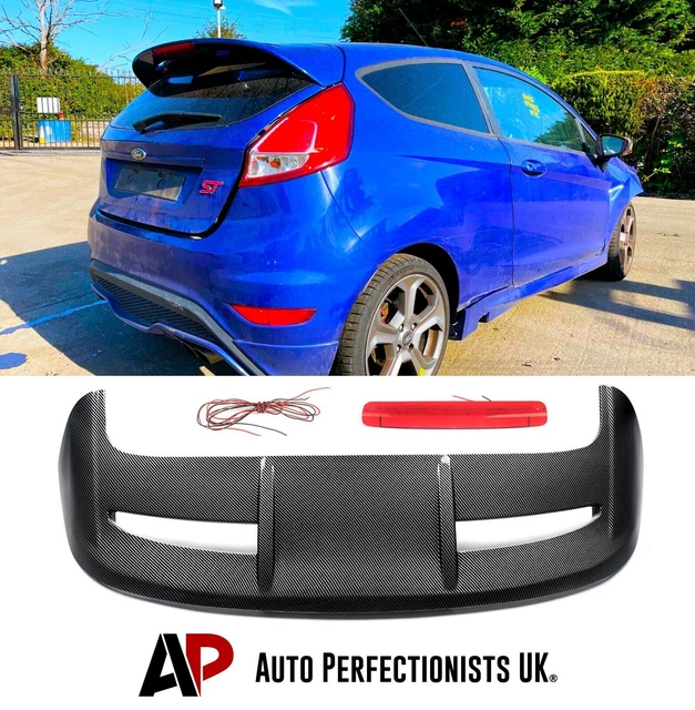 FORD FIESTA 'ST Look' Style MK7 MK7.5 Carbon Fibre Rear Boot Roof ...