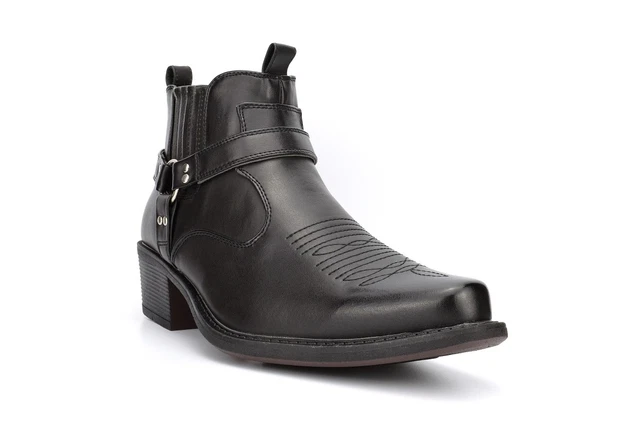 MENS COWBOY BOOTS Mens Ankle Boots Mens Boots Mens Black Boots Mens ...