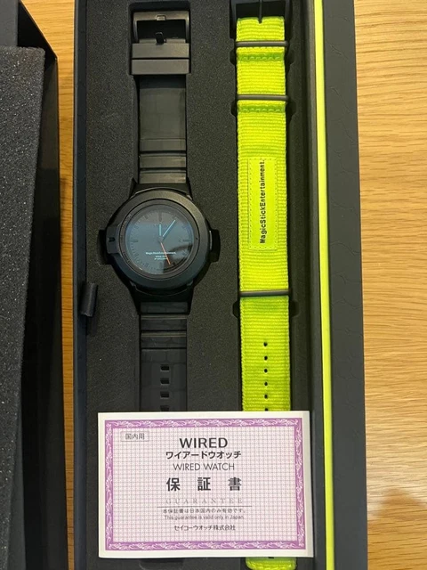 SEIKO WATCH MAGIC STICK x WIRED WW 01 Limited JP Exclusive Black Dial £ ...