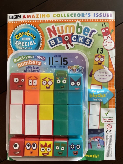 NEW CBEEBIES SPECIAL MAGAZINE ISSUE 142 & NUMBERBLOCKS 11-15 SET £34.72 ...