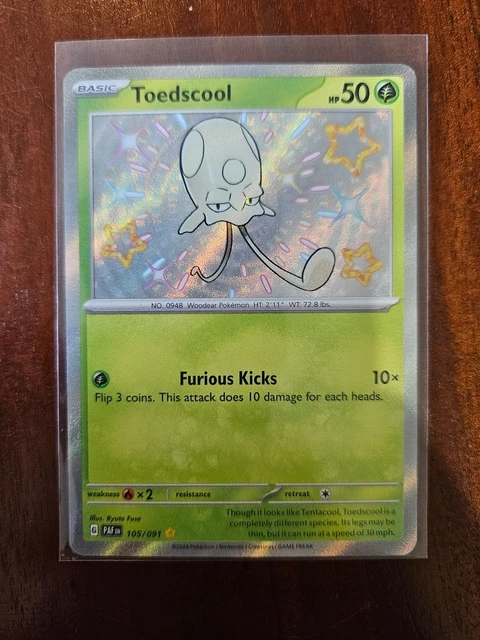 POKEMON TCG TOEDSCOOL Baby Shiny (105/091) Paldean Fates NM $3.50 ...