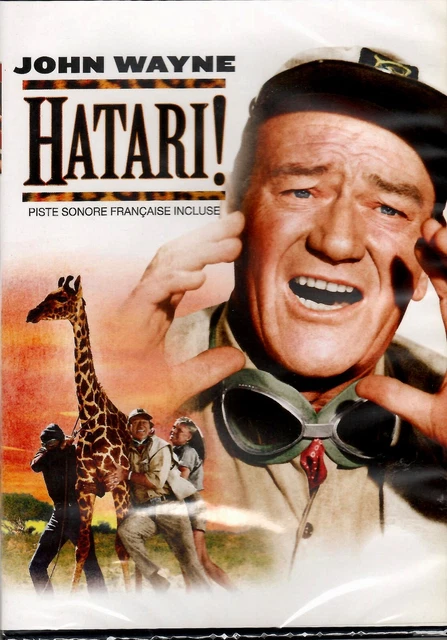 HATARI - JOHN Wayne, Hardy Kruger, Elsa Martinelli, Red Buttons Classic ...