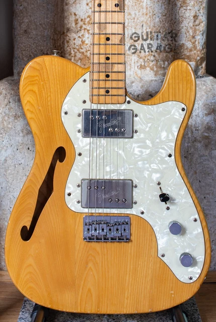 1988 FENDER JAPAN 72 Vintage Reissue Telecaster Thinline Ash Semi ...