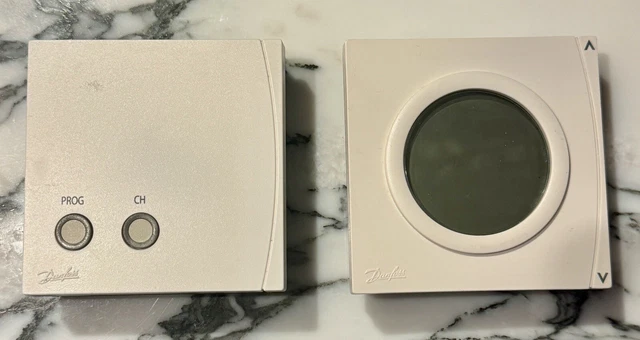 DANFOSS WIRELESS ELECTRONIC Digital Room Thermostat £50.00 - PicClick UK