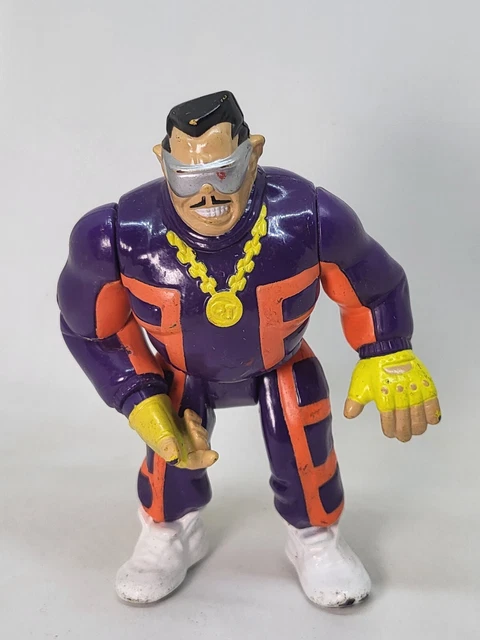 FIGURINE VINTAGE ACTION figure James Bond Jr ODD JOB 1990 EON prod ...